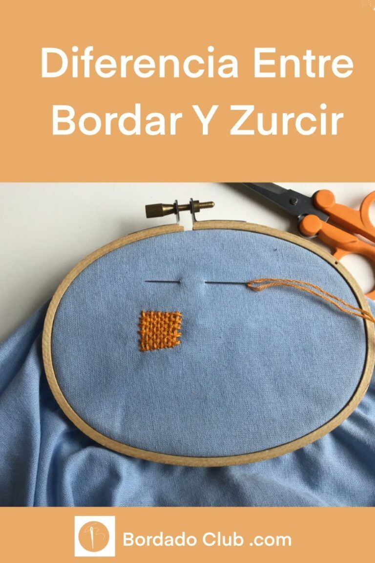 Diferencia Entre Bordar Y Zurcir | Club De Bordado