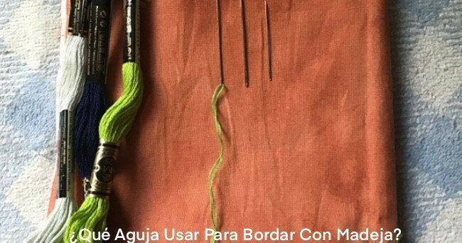 Agujas Para Bordar Con Madejas | Club De Bordado