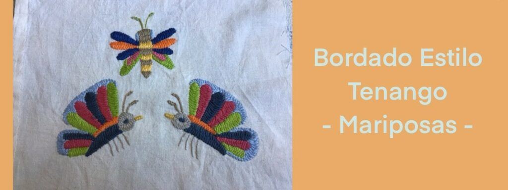 Bordado Estilo Tenango Mariposas | Club De Bordado